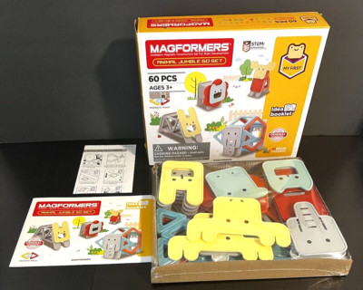 Magformers My First Animal Jumble 60 Piece Set STEM Approved NEW IN BOX ...