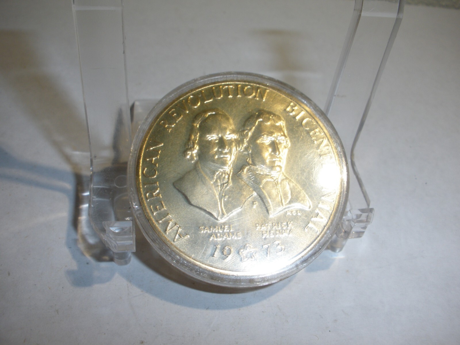 Commemorative Coin SAMUEL ADAMS AMERICAN REVOLUTION BICENTENNIAL 1973 ...