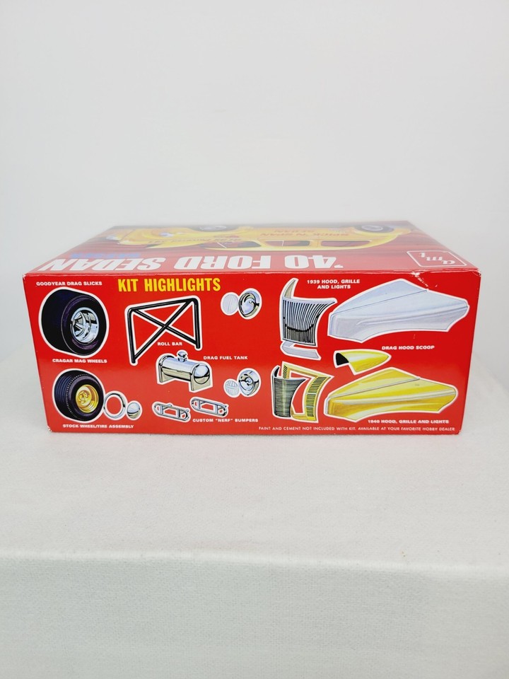 NEW IN BOX AMT '40 FORD SEDAN GASSER 1/25 SCALE MODEL CAR KIT AMT1088 ...