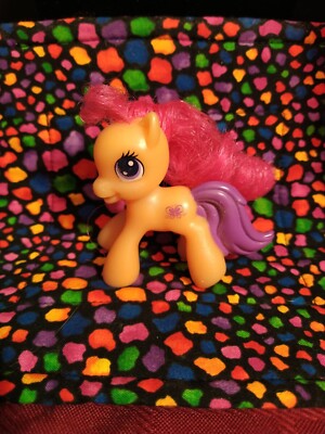My Little Pony 2009 Hasbro for McD's Orange with Pink Mane and ...