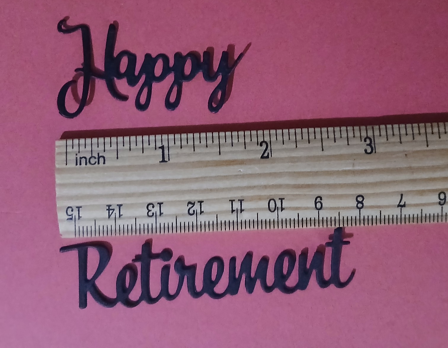 "Happy Retirement" Paper Die Cuts For Cardmaking ~ 8 Sets | eBay