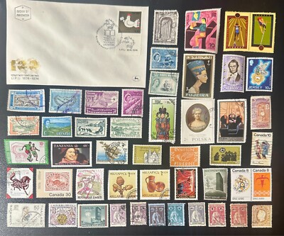 #823, 50+ Variety Pack, Less Common Stamp Collection, Includes Items ...
