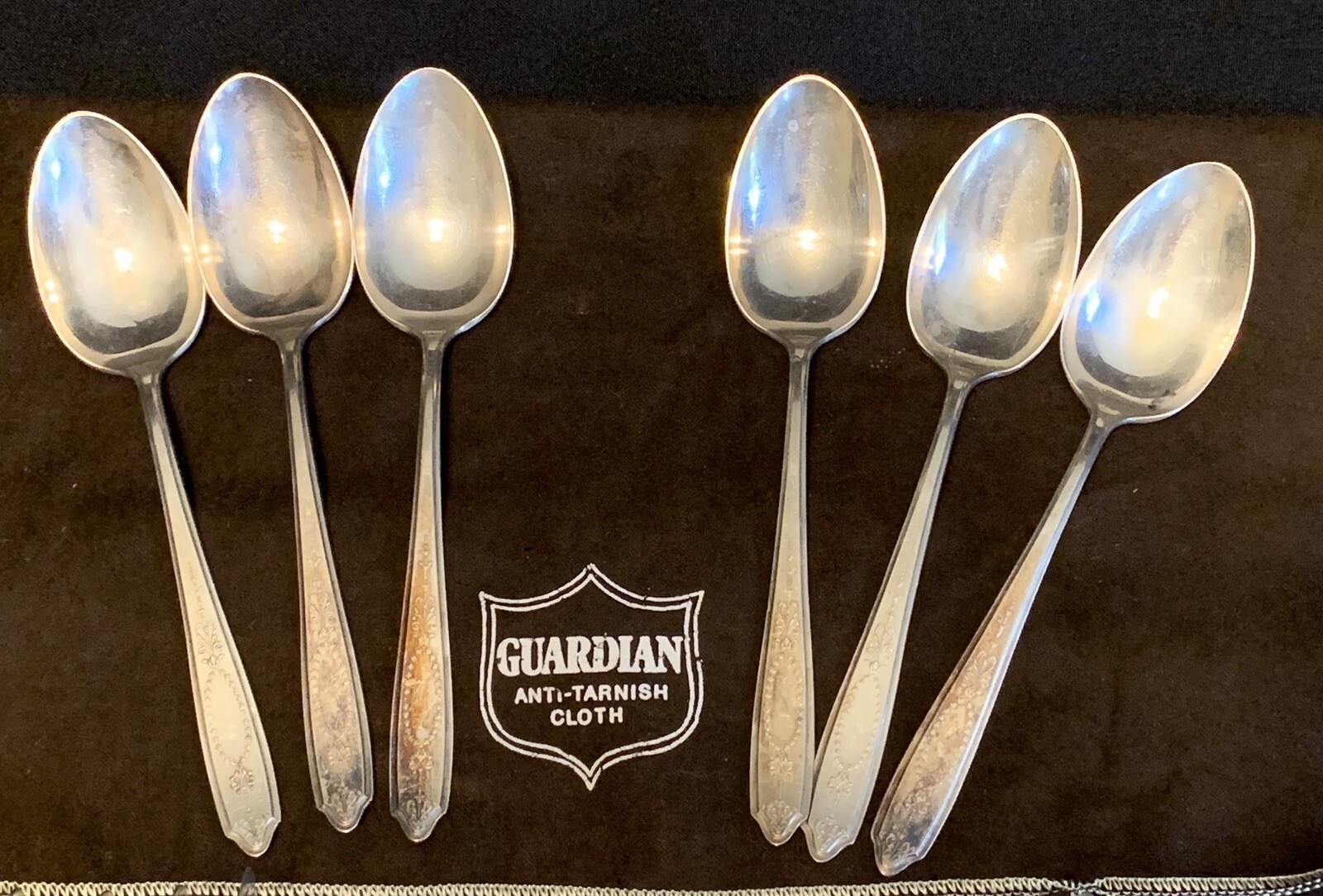 Antique ROGERS BROS A1 XII EMPIRE Silverplate Flatware Set Guardian ...
