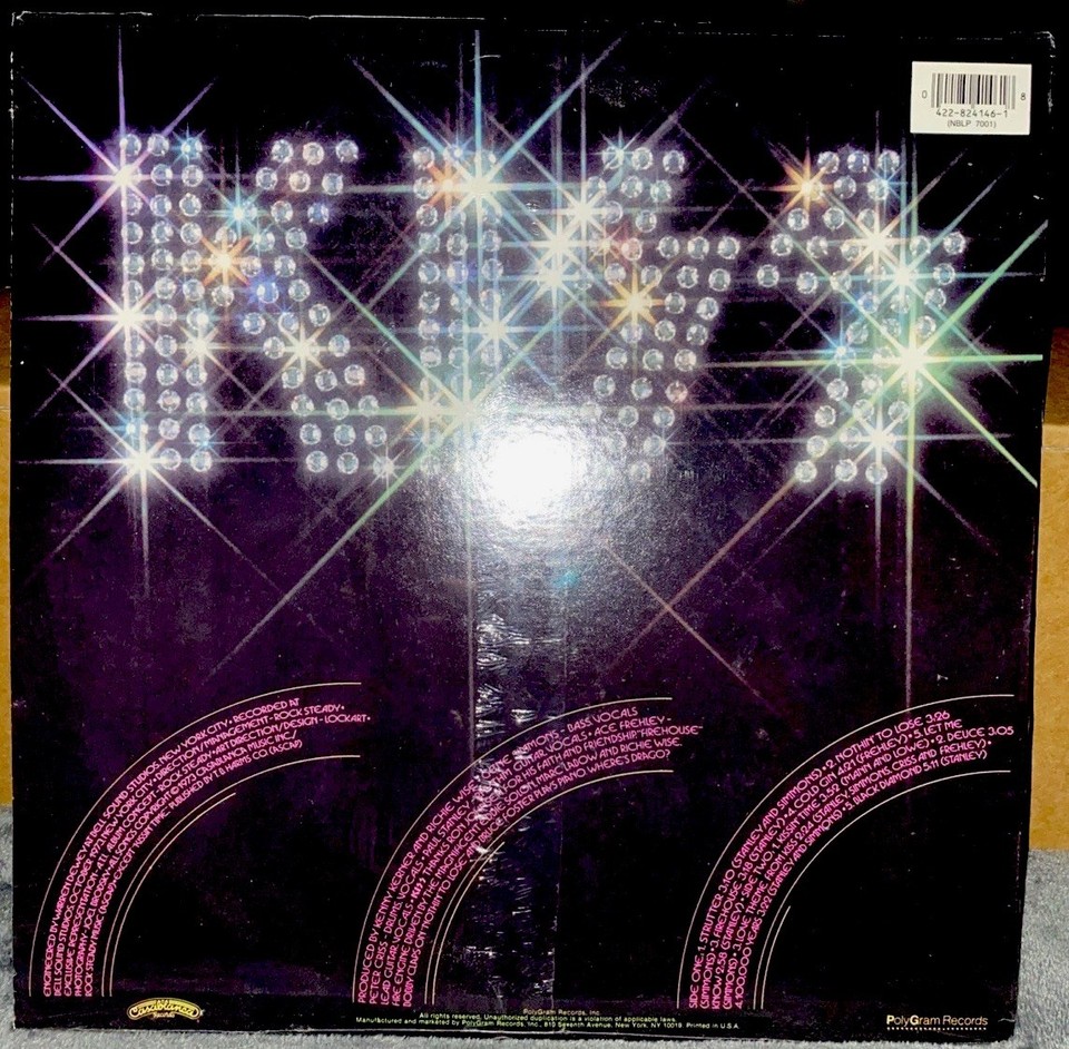KISS Debut Album SEALED 1985 Reissue NB 7001 Casablanca PolyGram ...