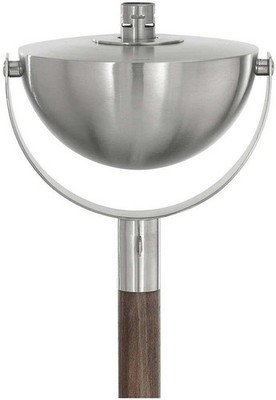 Blomus 65009 Lympos Torch, Stainless Steel and Wooden Garden Torch ...