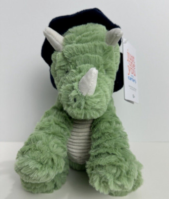 NWT Carters Just One You Target Green Triceratops Dinosaur Plush Baby ...