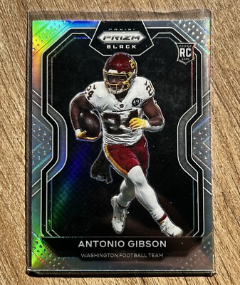 Antonio Gibson 2020 Panini Chronicles Prizm Black Silver #PB-18 RC ...