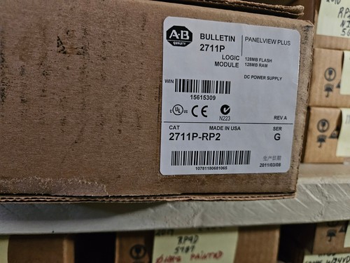 Allen Bradley 2711P-RP2 Ser G Brand New PanelView Plus 128MB DC Logic ...