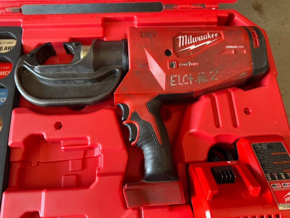 Milwaukee 2779-20 M18 Force Logic 750 MCM Crimper W Charger 2779-750 | eBay