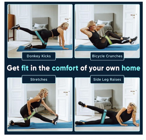 ZenKeyz Resistance Hip Bands for Workout - Resistance Loop Band Yellow ...