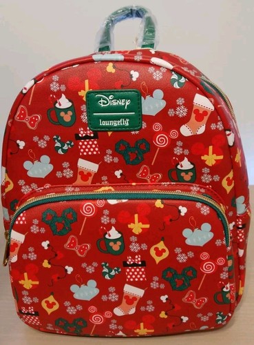 2024 Loungefly Disney Mickey Mouse Holiday Sweets & Treats Mini ...