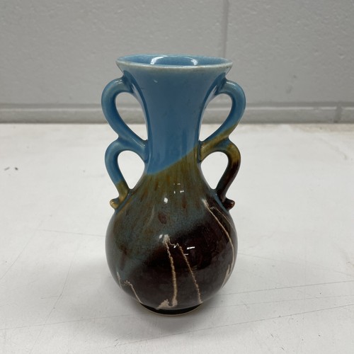 VINTAGE ORIGINAL. RETRO Ceramic Painted Vase Pot Flower Ern German ...