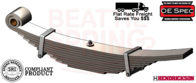 Genuine Hendrickson Walking Beam Suspension Leaf Spring 10 Leaf | eBay