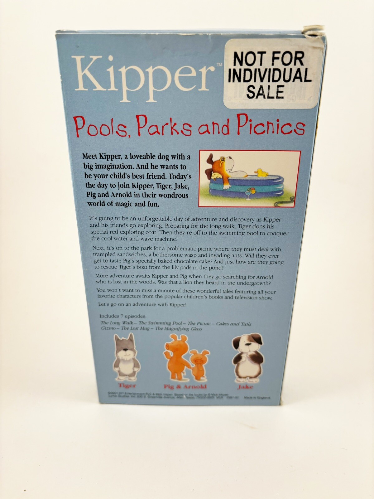 Kipper - Pools, Parks and Picnics VHS Tape 2001 Classic Kids Cartoon ...