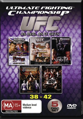 UFC MMA 38-42 DVD BOX SET 39 40 41 COLLECTION NEW VIDEO 5 Discs | eBay
