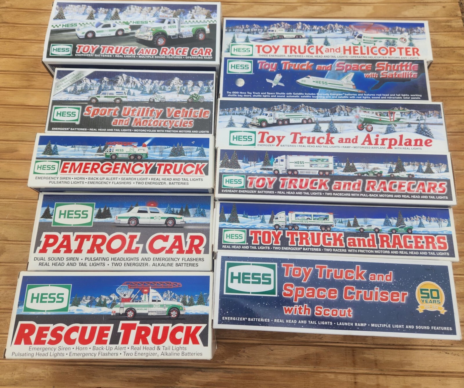 Hess Truck Lot Of 11 with Boxes and Original Packaging Sold As Is | eBay