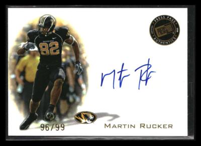 2008 Press Pass #PPS-MR2 Martin Rucker Autographs Gold #/99 | eBay