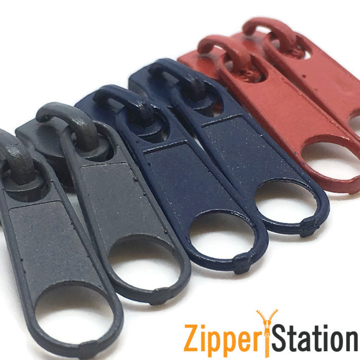 No5 Zip slides. Pulls, fastenings for #5 nylon coil continuous zipper ...