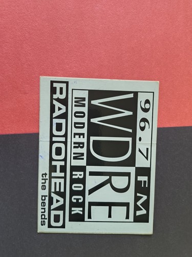 Radiohead The Bends 96.7 WDRE Radio Promo Stickers | eBay