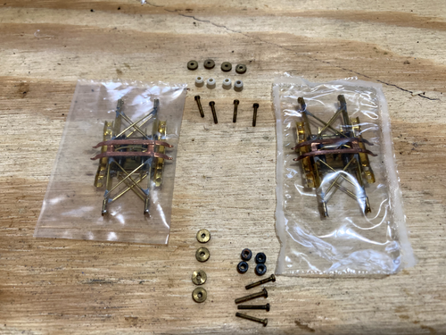 HO SCALE BRASS PANTOGRAPH POWER CONDUCTORS FOR TROLLEY OR TRAIN NEW OLD ...