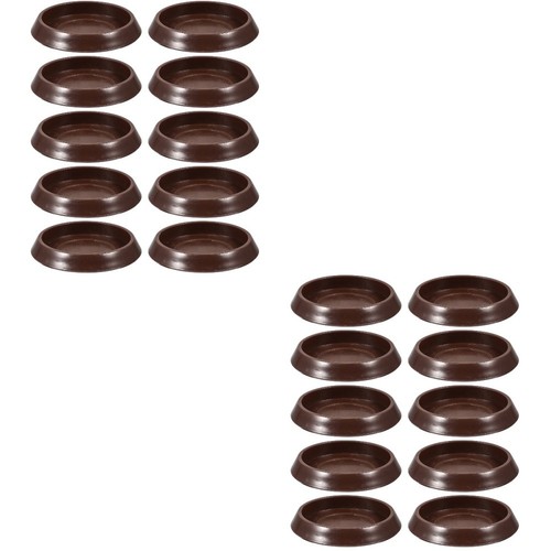 2 Count Anti-slip Fixed Castor Cup Chair Wheel Stopper Antislip for ...