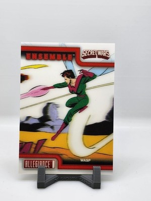 Wasp 2023 UD Marvel Allegiance Secret Wars Ensemble #E-13 3D Lenticular ...