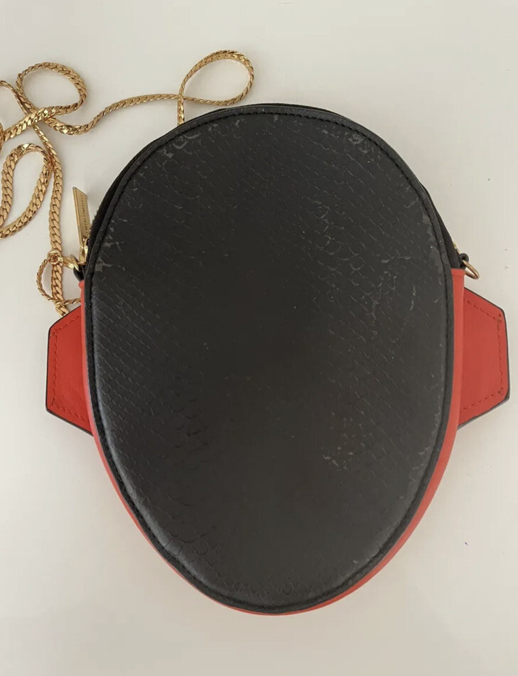 Stella McCartney Bag Python Faux Leather Superhero Chain Clutch Comics ...