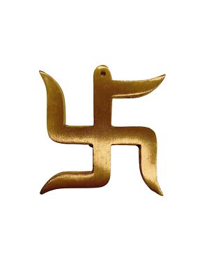 Brass Swastik Swastika Hindu Luck Yantra Vastu Energized 3 inches | eBay