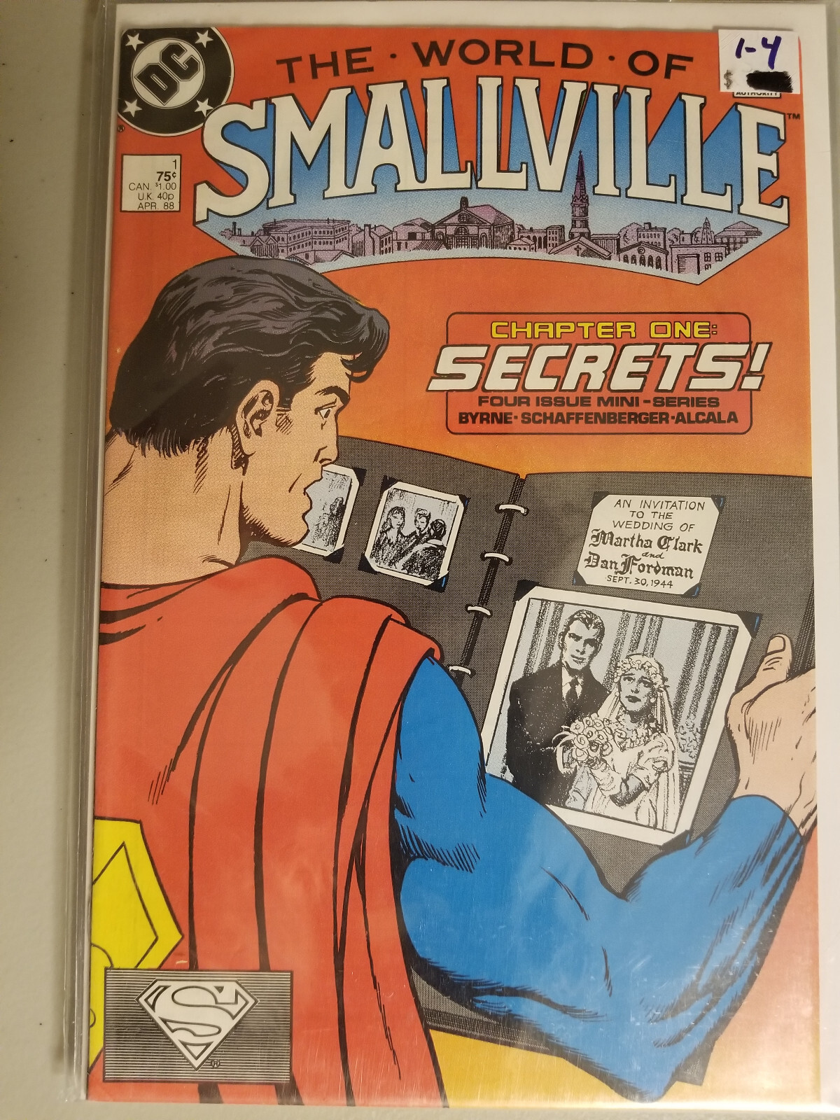 SUPERMAN World of Smallville 1 2 3 4 FULL run Set OOP John Byrne DC ...
