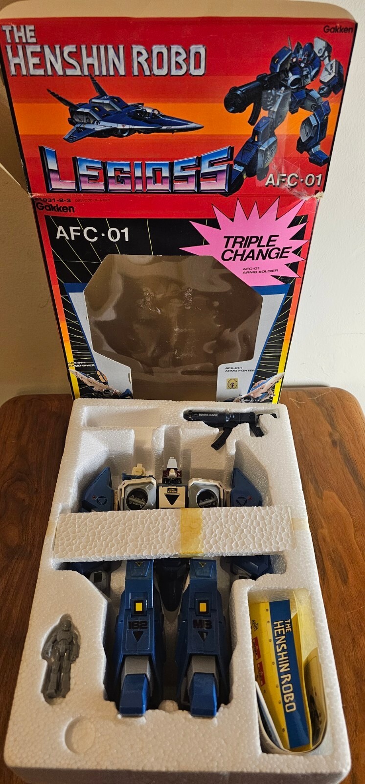 1985 Gakken Henshin (Robotech) AFC-01 Legioss Jupiter base Alpha ...