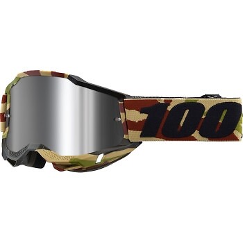 100% Accuri 2 Goggles Mission - Silver Flash Mirror | eBay