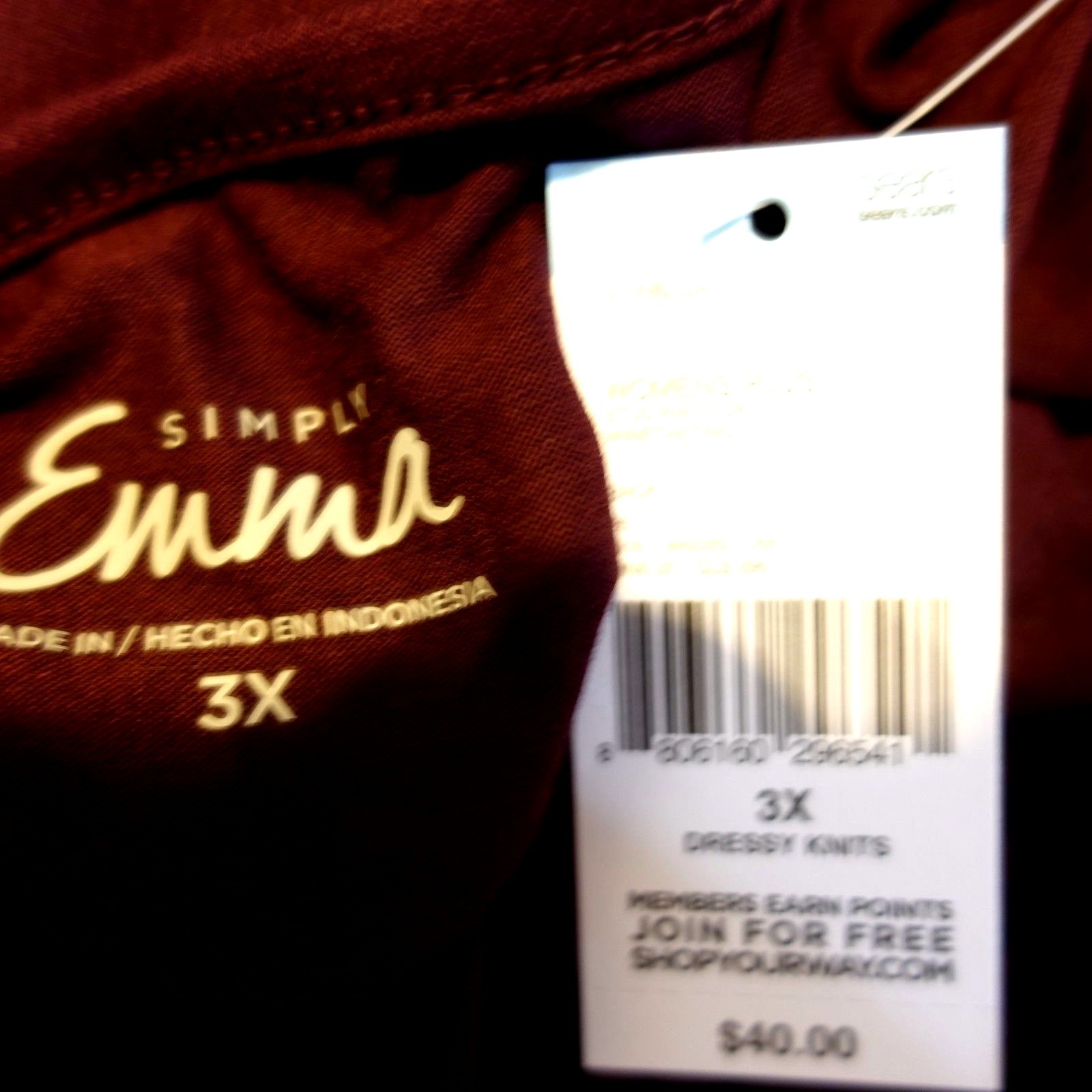 Simply Emma Women Plus Size 1x 2x 3x Plum Studded Hi Lo Tee T Shirt Top ...