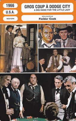 Fiche Cinéma - FIELDER COOK - GROS COUP À DODGE CITY - 1966 | eBay