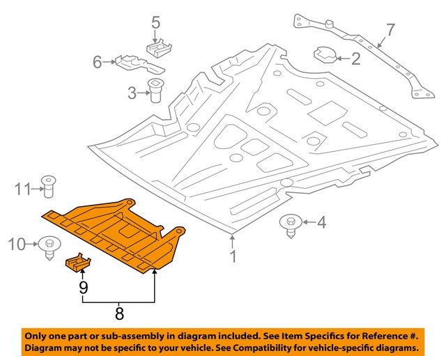 BMW OEM 31146850067 Splash Shields Skid Plate for sale online | eBay