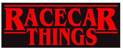 Racecar Things Gapplebees Racing Funny Sticker decal fits chevy honda ...