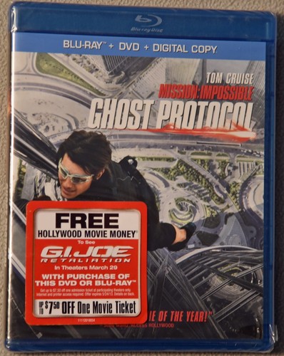 Mission: Impossible Ghost Protocol Blu-ray & DVD Tom Cruise & Jeremy ...