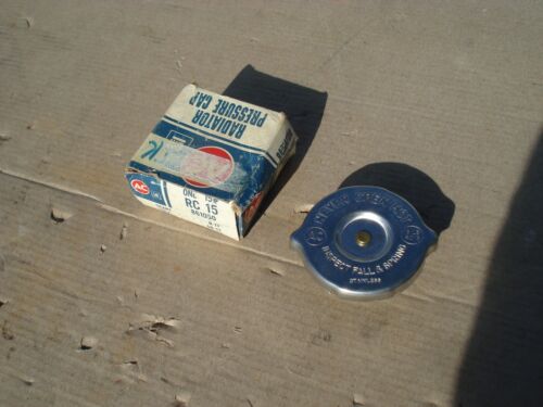 NOS 66 67 68 Original AC Chevelle Camaro Vette RC-15 RADIATOR CAP W/Box ...
