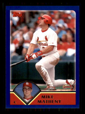 2003 Baseball Topps Mike Matheny St. Louis Cardinals #89 | eBay