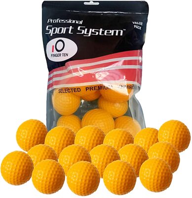 Foam Golf Balls Practice PU Elastic Sponge Indoor Outdoor Training 12 ...