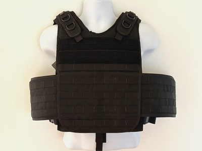 PROTECH Plate Rack Carrier TAC AR 10X12 Large Tactical 2XL Black Molle ...