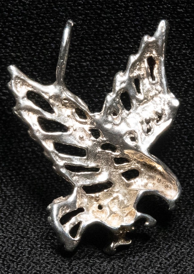 Sterling Silver Eagle in Flight Charm 2.1g 1" | eBay