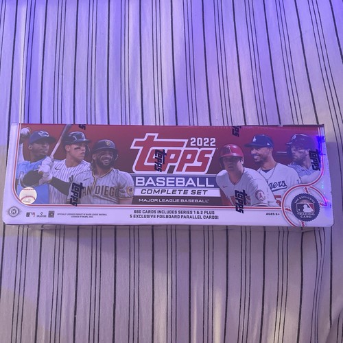 2022 Topps Baseball Factory Sealed Hobby Complete Set. 5 Foil board ...