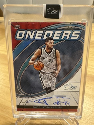 2023-24 Panini One And One THE ONDERS Tim Duncan Auto 1/1 One Of One | eBay