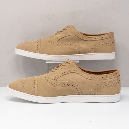 Allen Edmonds Strand Bone Suede Oxford Sneakers, Size 11.5 D | eBay