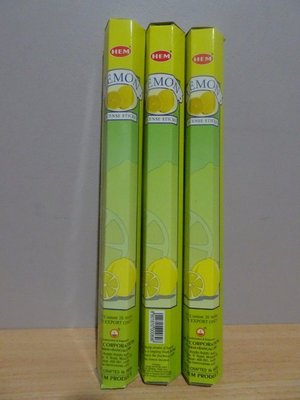 Lemon Incense Sticks ~ 3 Packs x 20 Sticks ~ HEM Hex 60 Sticks | eBay ...