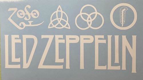 Led Zeppelin Vinyl Decal Car Window Laptop Guitar Speaker Sticker ...
