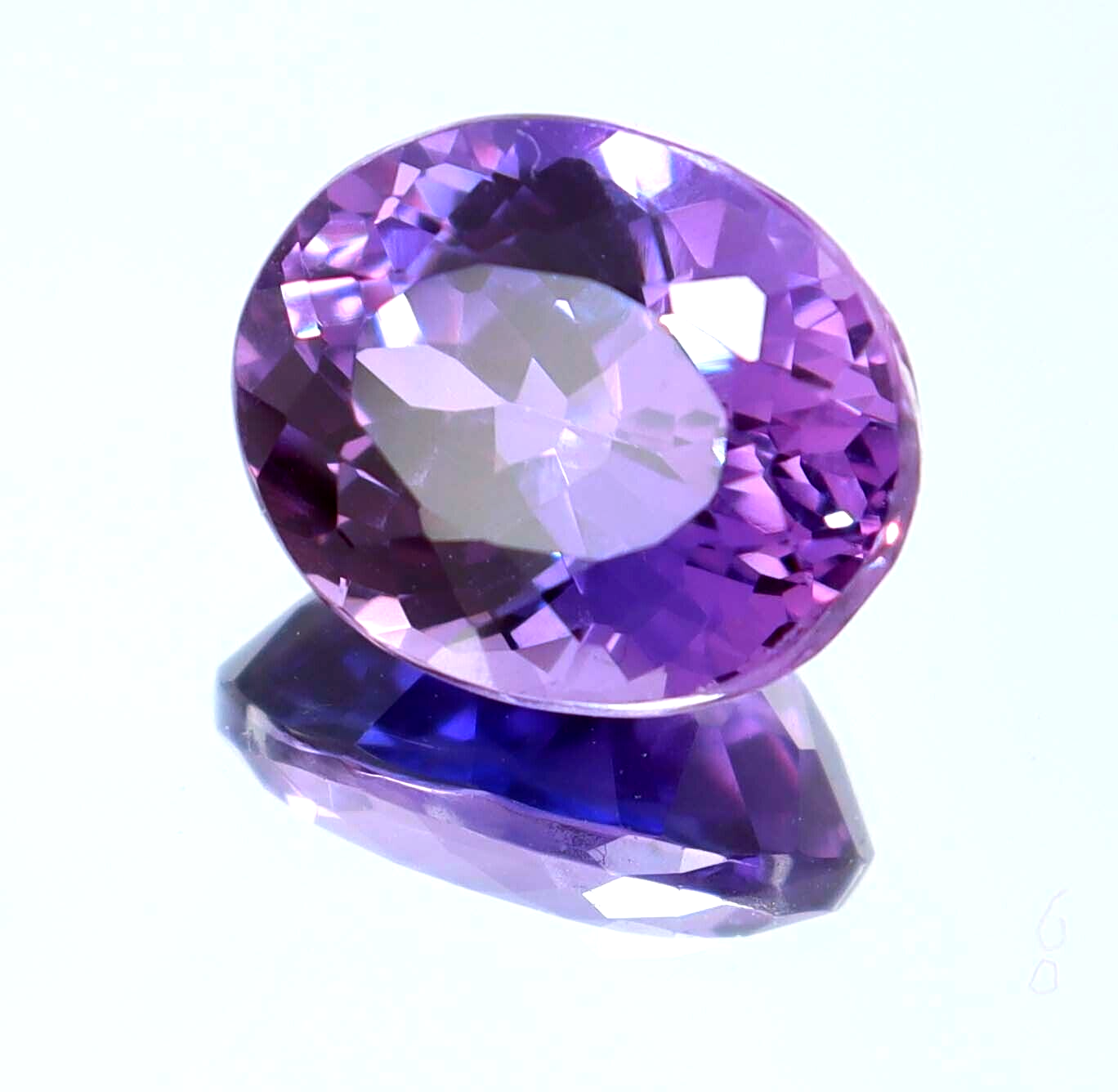 Natural 8.85 Ct Blue Purple Taaffeite Oval Cut GAL Certified IF Loose ...