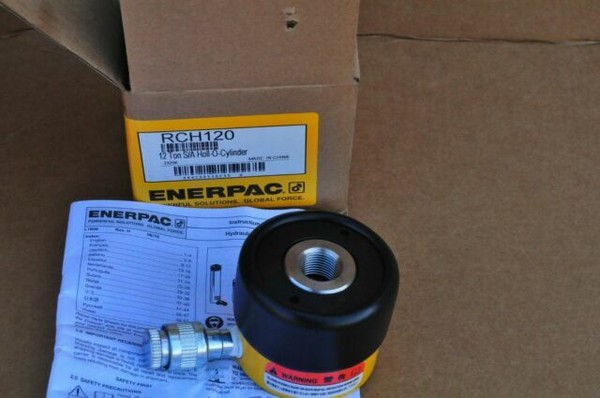 Enerpac RCH120 13.8 Ton Single-Acting Hollow Plunger Hydraulic Cylinder ...