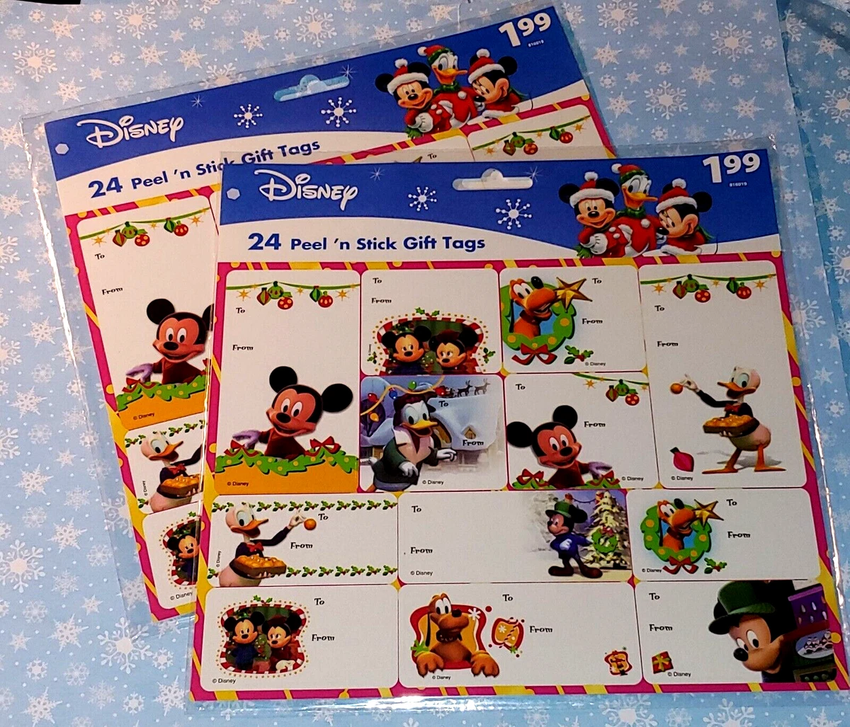 Disney Christmas Gift Tags