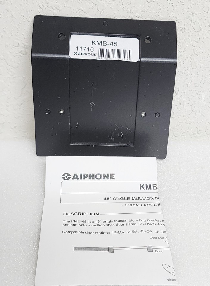 Aiphone KMB-45 Angled Mullion Mounting Bracket for Single-Gang ...